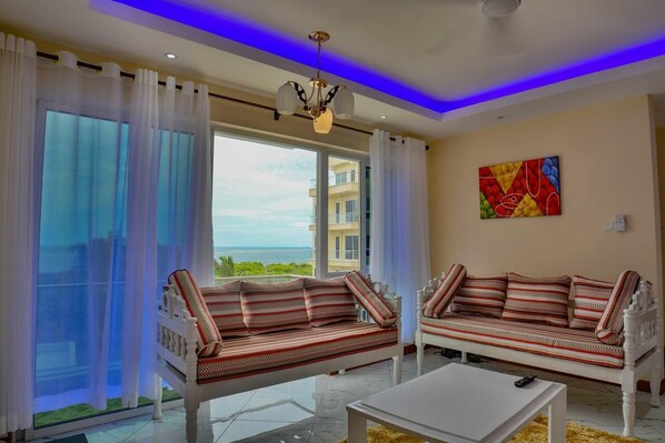 Apartamento Deluxe, vários quartos | Vista do quarto