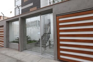 Entrada do alojamento
