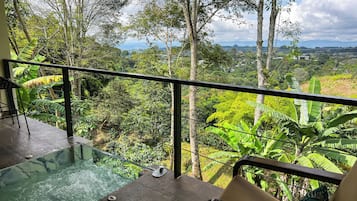 Quarto superluxo | Banheira de hidromassagem particular