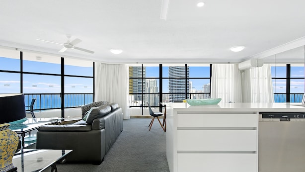 Apartamento, 2 quartos | Área de estar