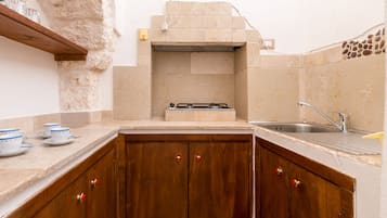 Apartamento, 1 quarto, para não fumantes | Cozinha privada | Geladeira, fogão, cooktop, máquina de café expresso
