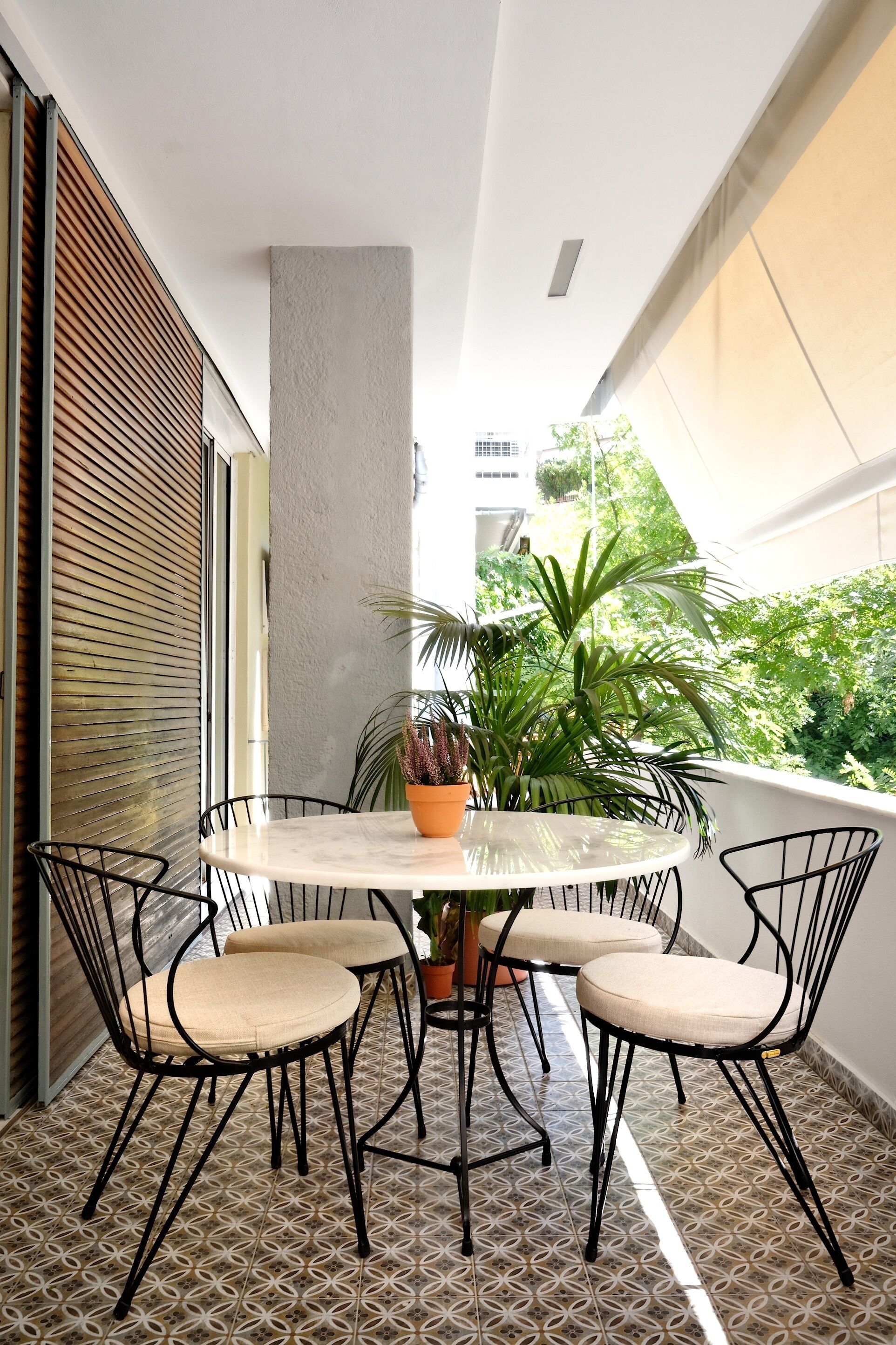 Apartamento Deluxe, 3 quartos, terraço, vista para o parque | Varanda