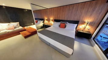 Suíte Rooftop | Camas de colchão pillowtop