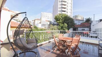 Suíte estúdio luxo | Vista do quarto