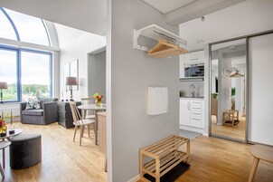 Dúplex de Luxo | Cortinas/cortinados opacos, quartos insonorizados 