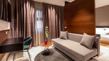 Quarto triplo conforto | 1 quarto, roupas de cama premium, edredons de pluma, cofres nos quartos