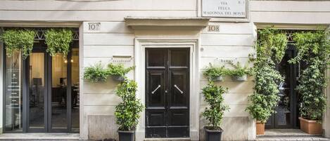 Entrada do alojamento