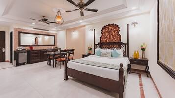 1 quarto, roupas de cama premium, frigobar, cofres nos quartos