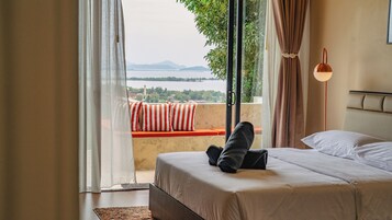 Villa de Luxo, 5 quartos, piscina privativa, vista para o mar | 5 quartos, roupa de alta qualidade, minibar
