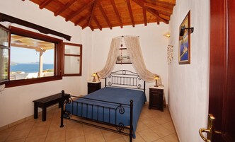 Villa, 2 quartos, vista para o mar | 2 quartos, cortinas/cortinados opacos, quartos insonorizados 