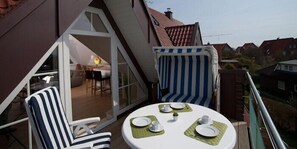 Apartamento, vista para o mar (Oberdeck, incl. EUR85 Cleaning Fee) | Vista da varanda