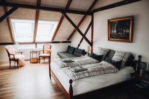 Quarto Familiar (Høstværelset) | Cortinas/cortinados opacos, quartos insonorizados, Wi-fi grátis