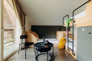 Chambre Économique, 3 chambres, balcon, vue montagne | Vista do quarto