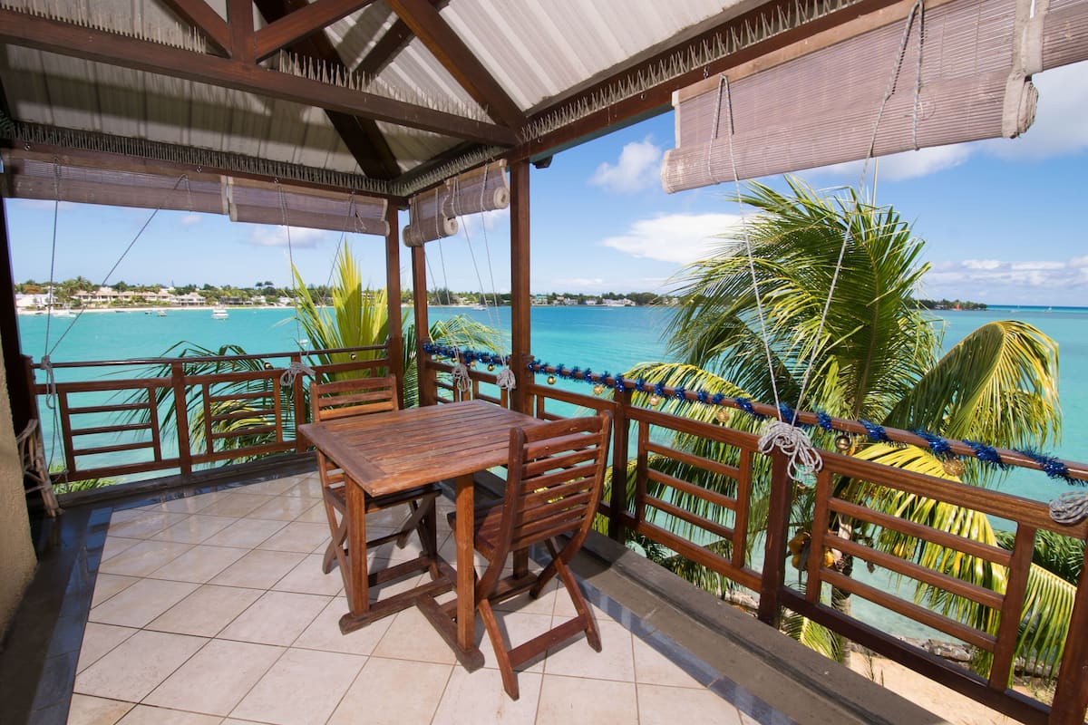 Apartamento Panorâmico, vista para o mar | Terraço/pátio interior