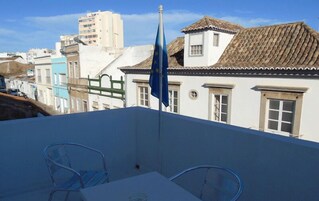 Vista para a cidade desde o alojamento