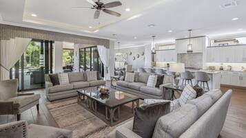 Villa (1 Bedroom) | Sala | TV de ecrã plano