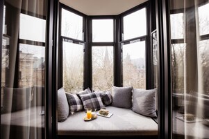 Quarto casal luxo | Vista para a cidade