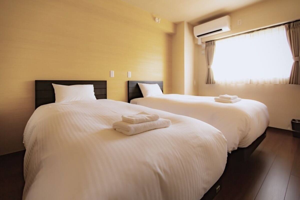 Quarto (Quadruple) | Wi-fi grátis, roupa de cama fornecida
