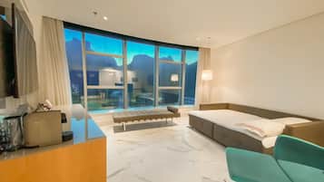 1 quarto, frigobar, cofres nos quartos, individualmente decorados