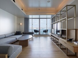 Suite-Estúdio de Luxo | Vista do quarto