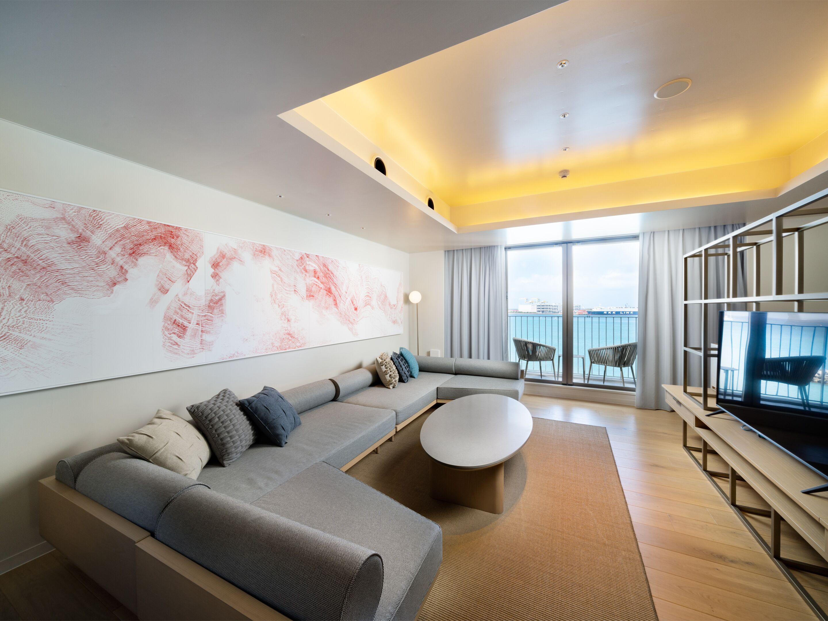 Suíte estúdio superluxo, para não fumantes (Concept: No.501 Mio Owa) | Área de estar | TV de tela plana