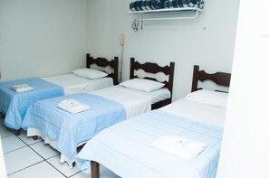 Wi-fi grátis, roupa de cama fornecida