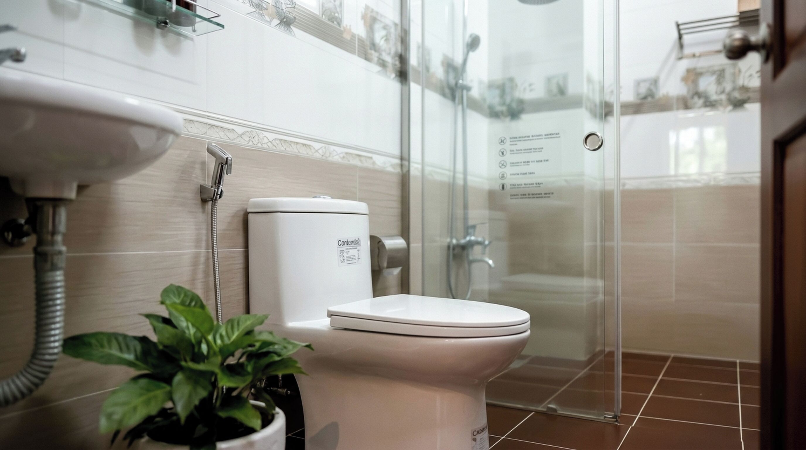 Um polibã, artigos de higiene pessoal grátis, um secador de cabelo 