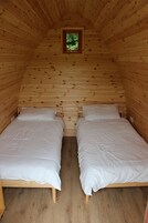 Cabine, casa de banho partilhada (camping pod)
