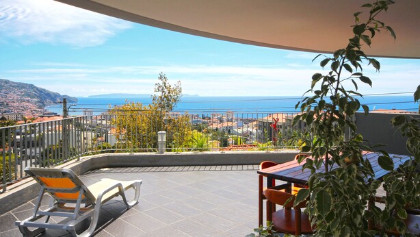 Apartamento, 3 quartos, terraço, vista para o oceano | Vista para a praia ou o mar