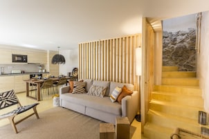 Apartamento, 2 quartos, terraço (2) | Área de estar