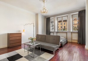 Estúdio Cidade | Ferro/tábua de engomar, Wi-fi grátis, roupa de cama fornecida 