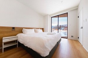 6 quartos, roupas de cama premium, camas com colchões pillow-top