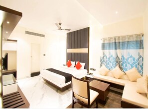 Quarto Deluxe | Cortinas/cortinados opacos, quartos insonorizados, Wi-fi grátis 