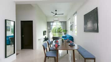 Opções para refeição no quarto
