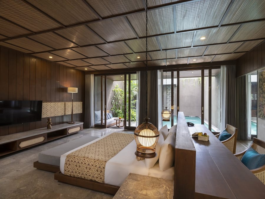 Vila superluxo, 1 quarto, piscina particular | Roupas de cama premium, camas com colchões pillow-top