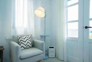 Quarto Duplo (NO. 5) | Com mobília individualizada, cortinas/cortinados opacos