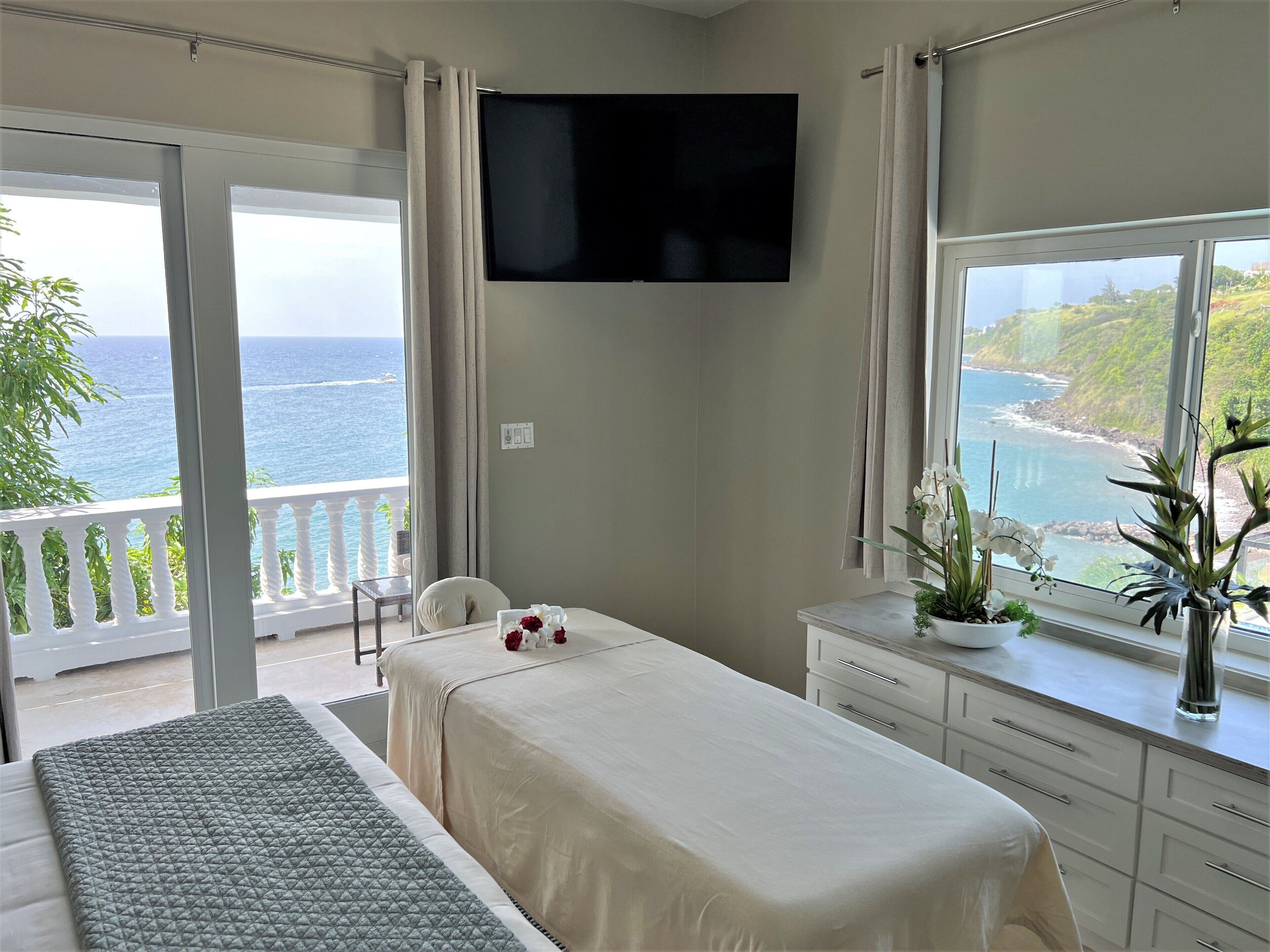 Tratamentos corporais, massagens com pedras quentes