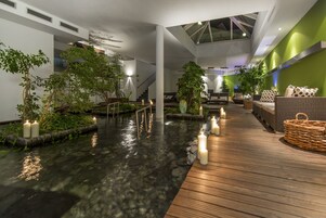 Sala(s) para tratamentos a casais, sauna, banho turco 