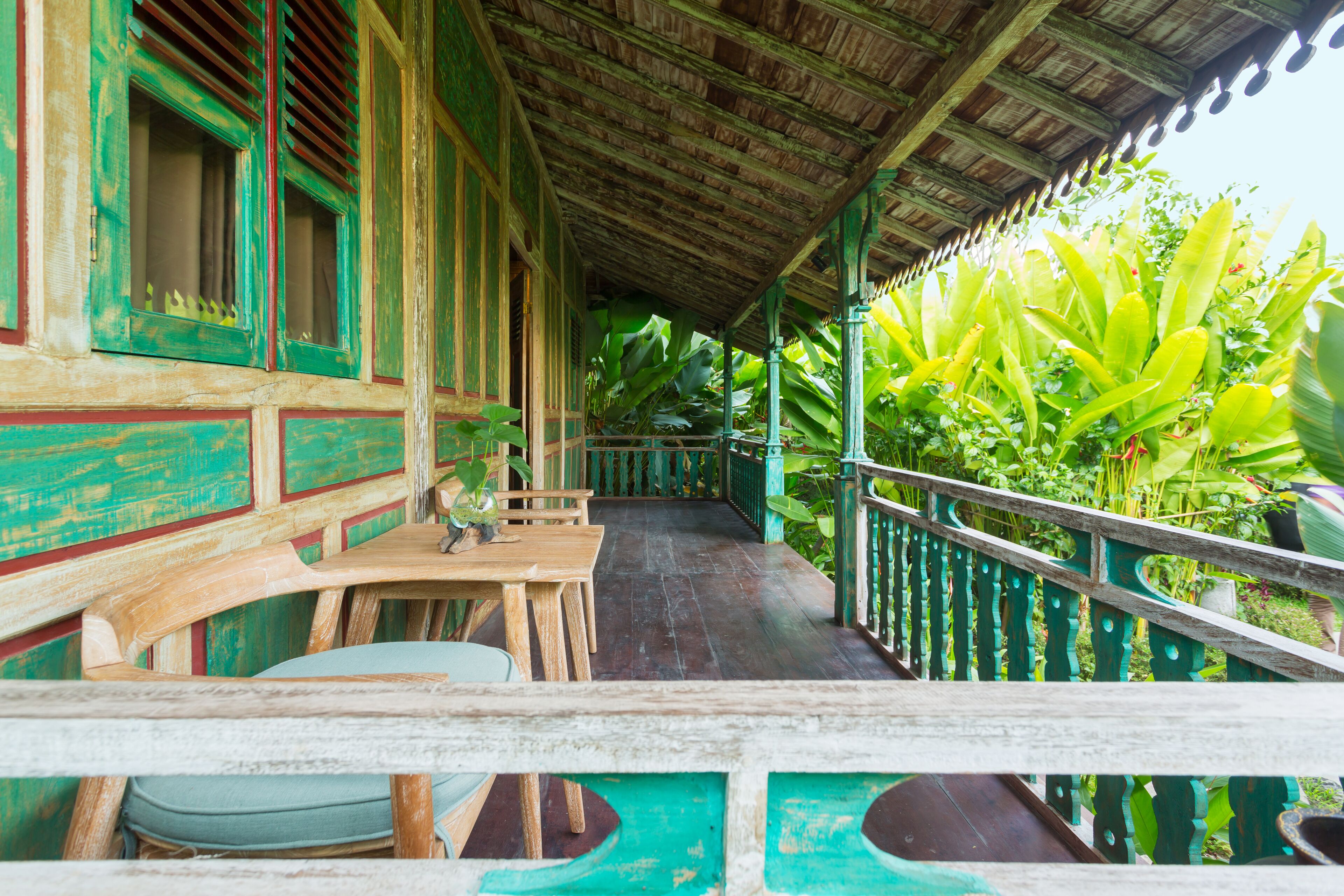 Twin Joglo Suite | Terraço/pátio interior