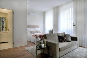 Suíte estúdio urbana (2F) | Camas com colchões de espuma com sistema de memória