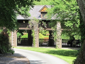 Espaço exterior para banquetes