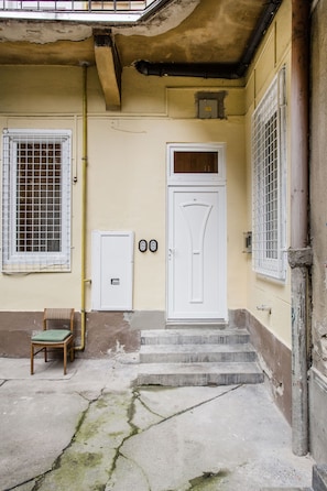 Entrada do alojamento