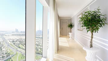 Suite, várias camas | Vista do quarto