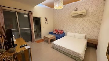 Quarto casal | Escrivaninha, Wi-Fi de cortesia