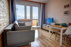 Apartamento, 1 quarto | Sala de estar
