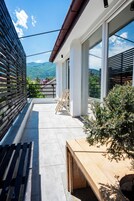 Apartamento conforto | Terraço/pátio