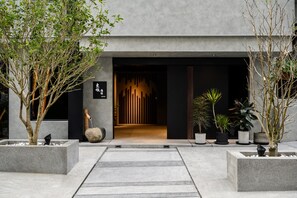 Entrada do alojamento