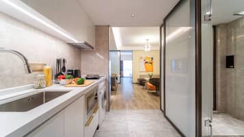 Apartamento Standard (行政大床一室一厅) | Vista do quarto