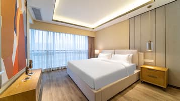 Apartamento Executivo (行政两室一厅) | 1 quarto, roupa de alta qualidade, edredões de penas