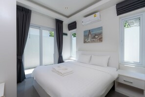 Villa Superior, 3 quartos, não fumadores, cozinha | 3 quartos, cortinas/cortinados opacos, ferro/tábua de engomar 